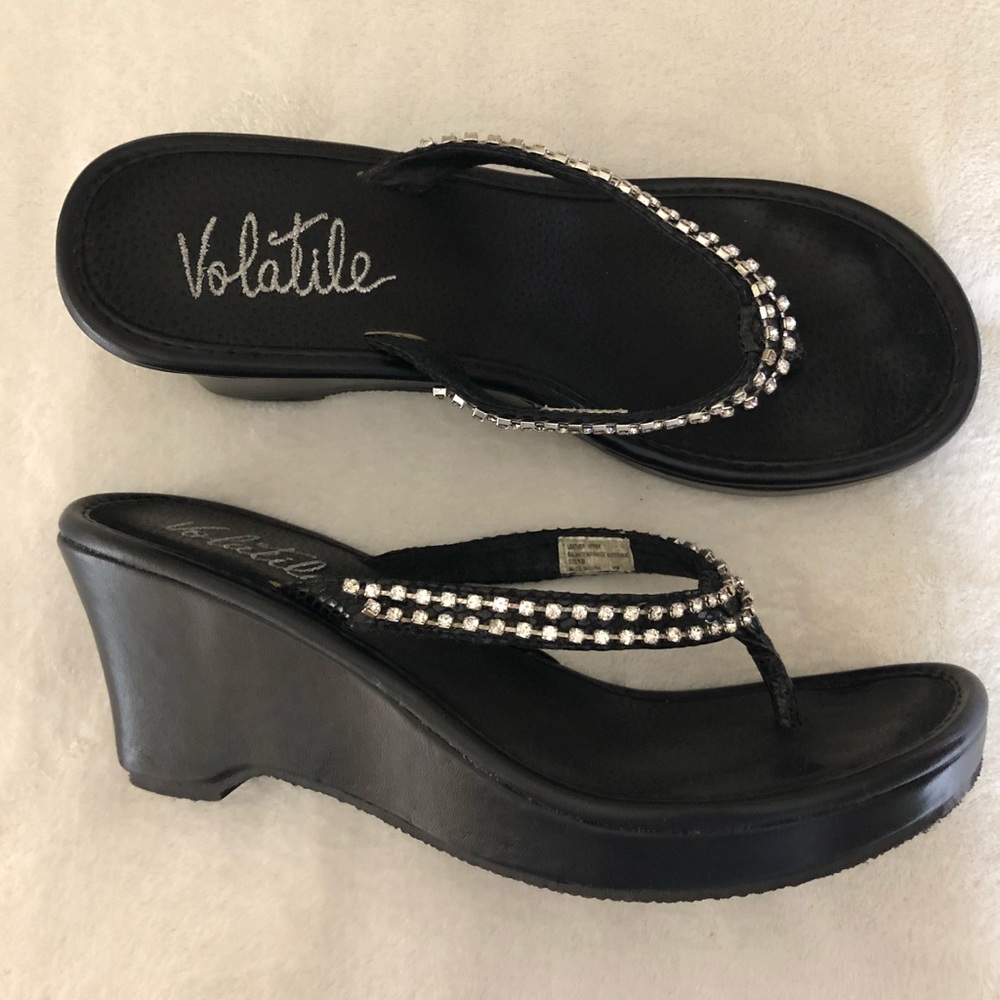 Volatile Wedge Sandals - Gem